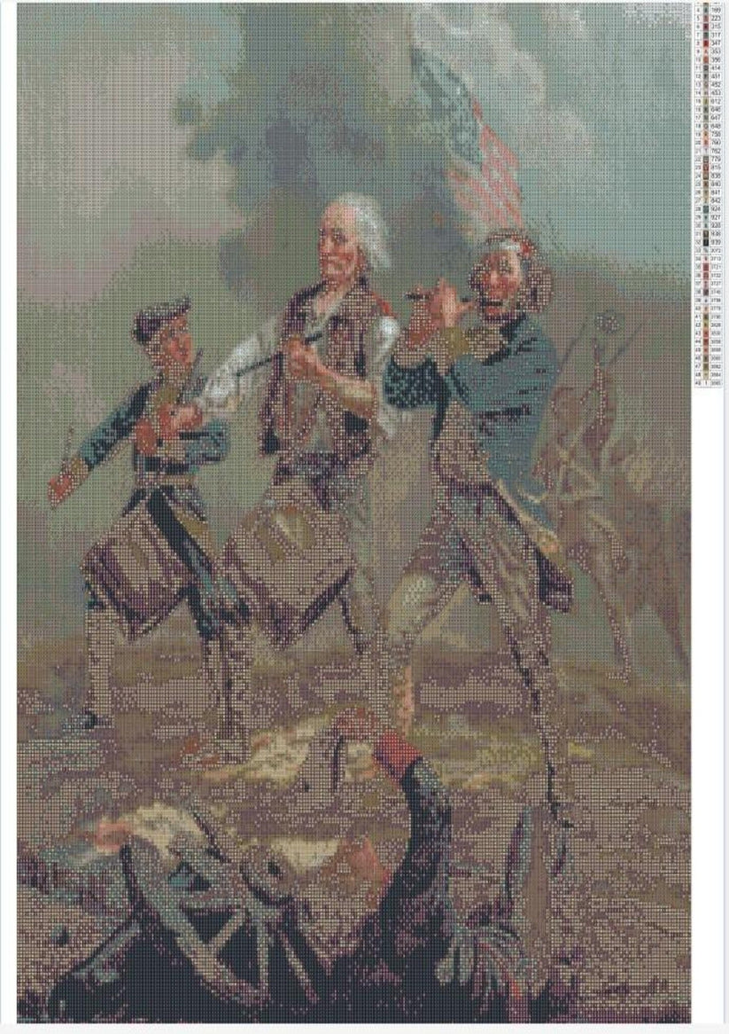 Bring History to Life: Old Masters Painting - The Spirit of '76 Diamond ...